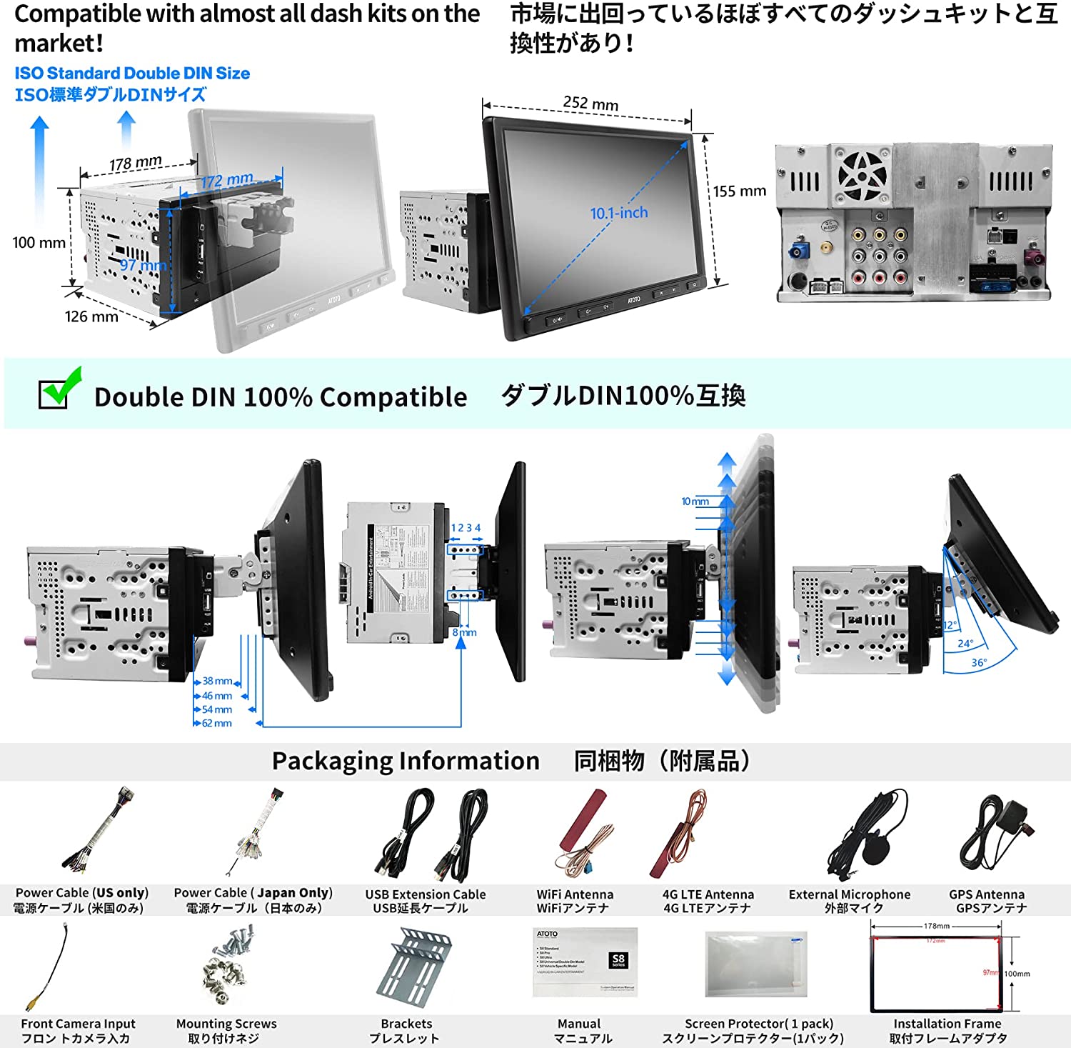 【レビュー】ATOTO S8 PRO を開封・取り付け（Androidナビ） | 他車カスタム